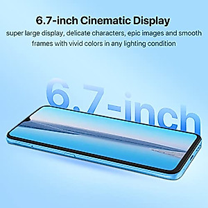 UMIDIGI F3 SE Smartphone (4GB + 128GB) Unlocked Cell Phone, 6.7'' Screen Phone and 20MP AI Camera Cell Phone, 5150mAh Battery Android 11 Unlocked Android Phone Global Version……