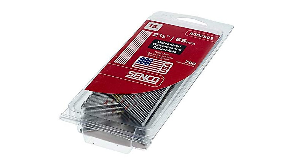 Senco 15 Gauge Finish Nails - 700 Pack for Projects