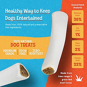 FETCHERONI Variety Pack Stuffed Dog Bones (Flavors: Bacon & Cheese, Peanut Butter, and Beef) - 3-4 Inch Long Dog Treats - Natural Stuffed Dental Dog Bone Treats for Dogs - 5 Pack