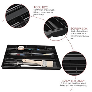 BESTOYARD 3pcs desktop storage box closet organizer under sink organizers and storage organization and storage dresser organizer changing table organizer office plastic trash box drawer