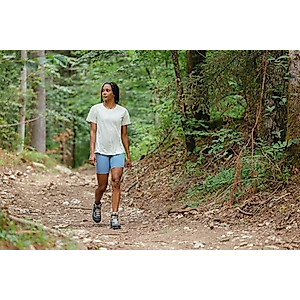 Salomon Women's QUEST ELEMENT GORE-TEX Leather Hiking Boots for Women, Ebony / Rainy Day / Stormy Weather, 8