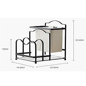 DRNKS Pot Rack Sitting Kitchen Cutting Board Chopping Board Rack Free Punching Multifunctional Cutting Board Lid Storage Rack Applicable to kitchen stove