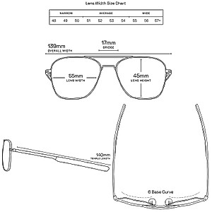 ROKA Falcon Ti Performance Polarized Aviator Sunglasses for Men and Women - Gunmetal Frame - Ranger Polarized Lens