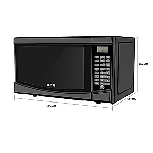 RCA RMW953 0.9-Cubic-Foot Microwave Oven, Black