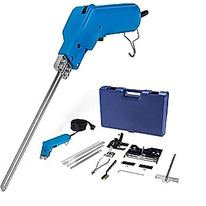 200W Electric Hot Knife Foam Cutter Tool with Blades 6" & 8" Straight Blades