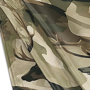 Satin Pillowcase for Hair and Skin Standard Size Military Camo Camouflage Deer,Soft Breathable Smooth Cooling Pillow Covers Satin Pillow Cases with Envelope Closure,20x26 Inches