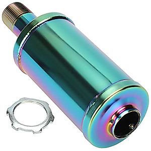 FVRITO Exhaust Muffler Silencer for Predator 212cc 196cc 420cc CT200u CT200u-ex BT200x CC100x CT100u Massimo Baja MB200 Mini Bike Go Kart KT196 GX160 GX200 Clone Engines Performance Parts Colorful