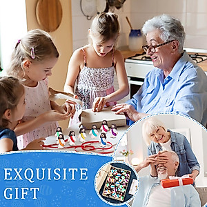 Barydat 200 Pack Mini Jesus Figurines Bulk Tiny Jesus Toys Little Jesus Figures to Hide Christ Savior Religious Jesus Gift Stuffed Jesus for Church Christmas Sunday School Baptism Gifts(Bright Color)