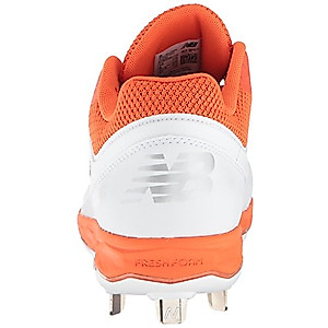New Balance Women's Fresh Foam Velo V1 Metal Softball Shoe, Orange/White, 5.5 M US