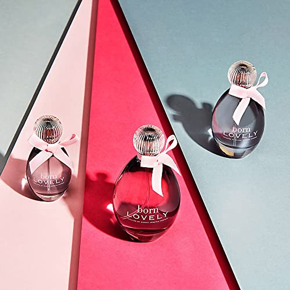 SJP Born Lovely Lush, Sweet, Elegant Amber Floral Eau De Parfum Spray Fragrance for Women - Mandarin, Peony, Honeysuckle, and Freesia - Intense, Long Lasting Scent - 3.4 oz