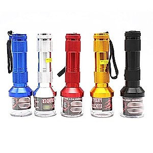 Zinc Alloy Electric Metal Grinder Herb Tabacco Crusher Grinder Cracker( Silver Color, no battery included)