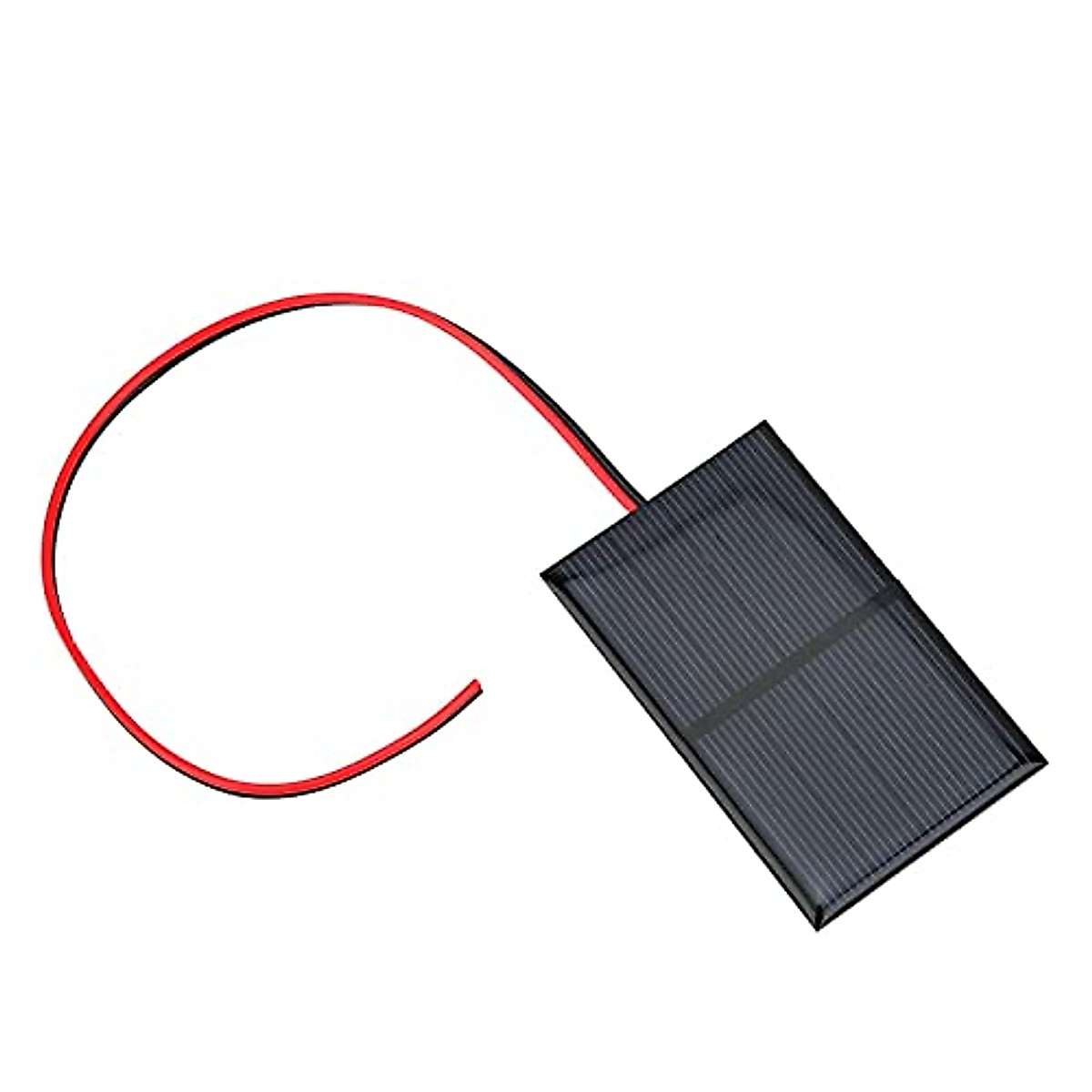 Agatige 5PCS Mini Solar Cells, DC 2V 300mA Mini Solar Panels Solar Battery Charger Mini Polysilicon Solar Cells DIY Electric Toy Materials Photovoltaic Cells with Wires for Solar Power, 80x50mm
