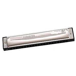 WAAZVXS Tremolo Harmonica 21 Holes Hope 6621 Brass Reeds ABS Comb Stainless Steel Coverplate Key Of C Harp Musical Instruments (Color : Key G)