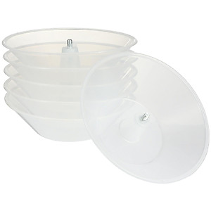 Hemoton 6Pcs Plastic Range range hood oil catcher oil collecting cup range hood oil cup Hood Oil Catcher