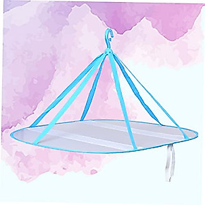 Zerodeko Hanging Clothes Laundry net Hanging Drying net Drying Rack Foldable Laundry Rack Collapsible Hangers Foldable Garment Rack Hanging Dryer Rack Sweater Clothes Dryer Drawer Sink Sock