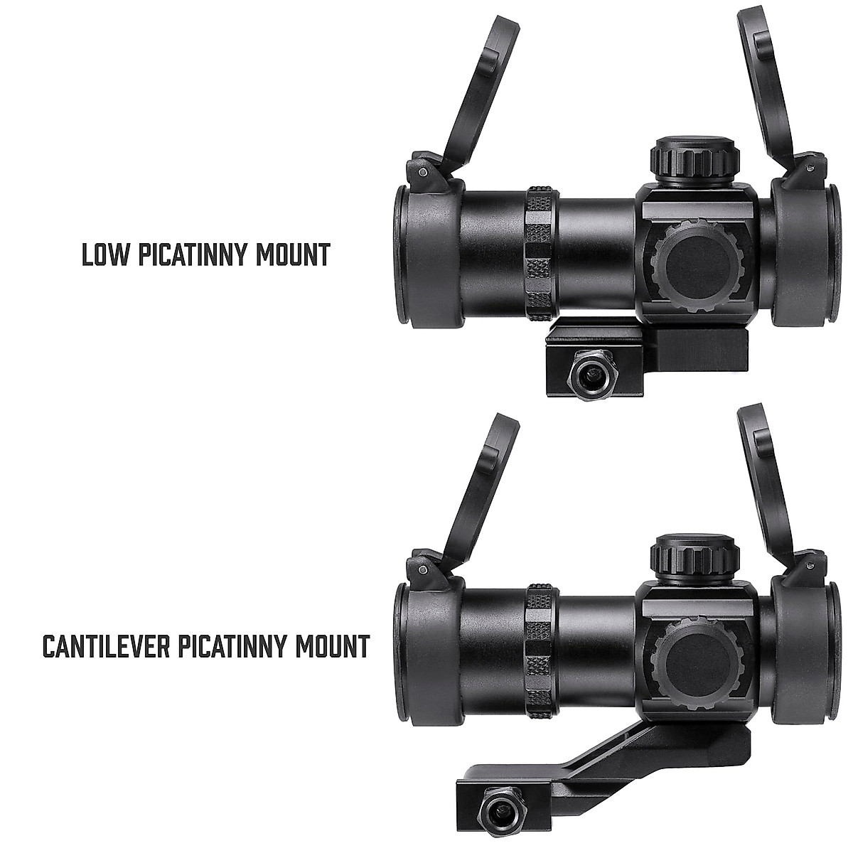 Barska AC12142 1x30 Red Dot Short, Black, 1x30mm