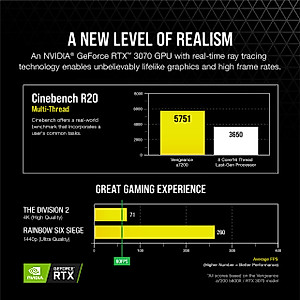 Corsair Vengeance a7200 Series Gaming PC - AMD Ryzen 7 5800X CPU - NVIDIA® GeForce RTX™ 3070 Graphics - 16GB Vengeance RGB Pro DDR4 Memory