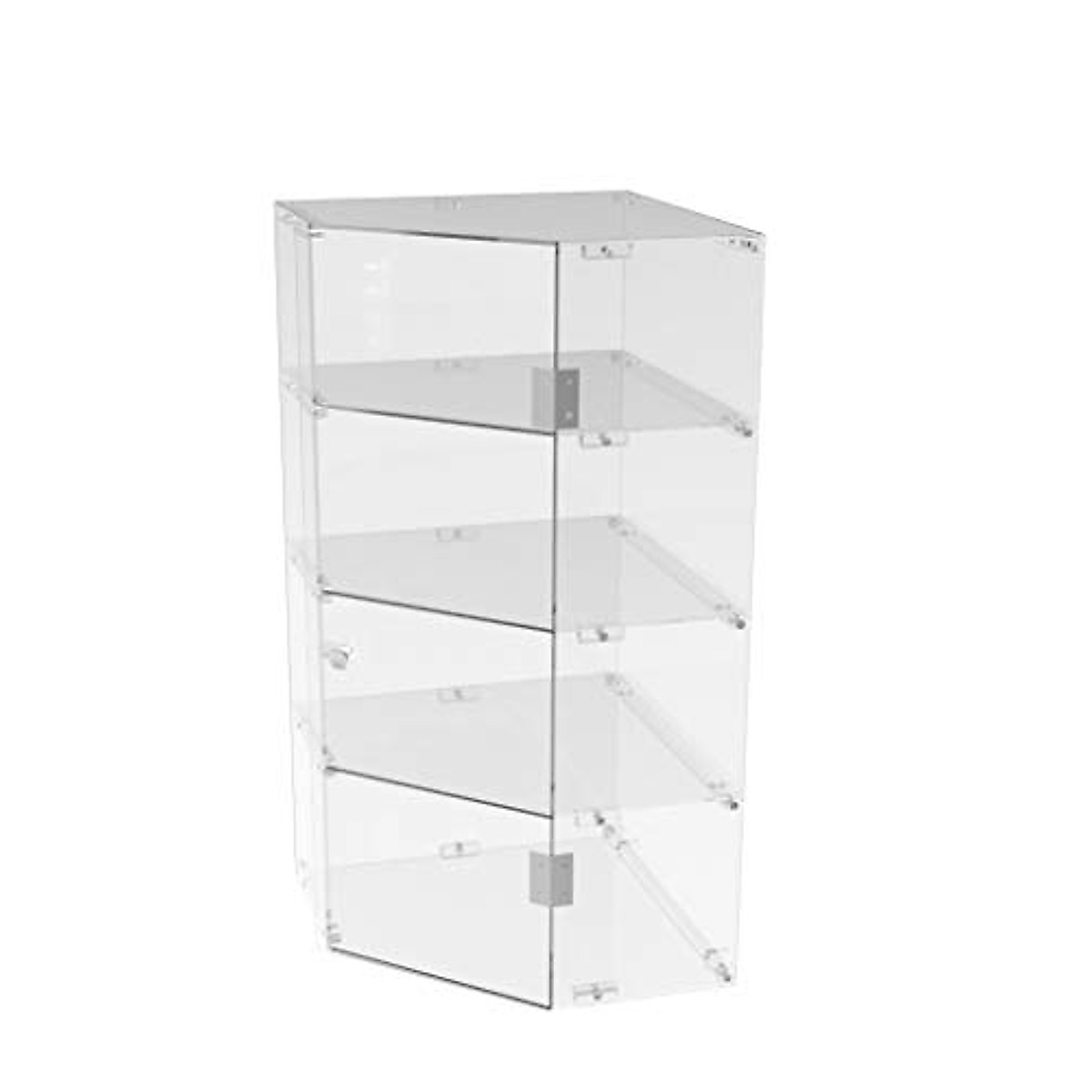 FixtureDisplays® Clear Acrylic Candy Bin Partitioned Dry Food Display Spices Container Retail Donut Cookie Bin Ships Knock Down 100826-NF