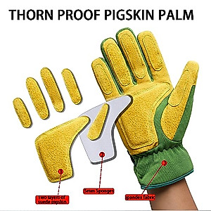 Waterproof Insulated Winter Work Gloves, 3M Thinsulate Thermal Lining - Extra Grip Flexible Warm Heavy Duty Gloves for Working in Cold Weather for Women,M