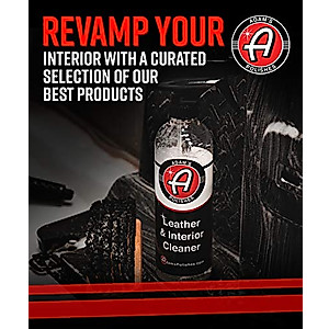 Adam's Elite Interior 6 Pack - Includes 6 Iconic Interior Car Cleaning Products for Total Interior Car Detailing | Accessories, Leather Car Seat Cleaner, Carpet Upholstery, Dash, Vinyl, Air Freshener