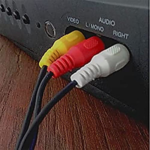 3FT RCA M/Mx3 Audio/Video Cable Gold Plated - Audio Video RCA Stereo Cable 3ft