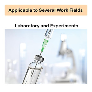 25Gauge 1Inch needle 100pcs- Disposable needles for injection syringes - Suitable for scientific labs practice and experiment, Veterinary, Industrial drawing and refilling liquids