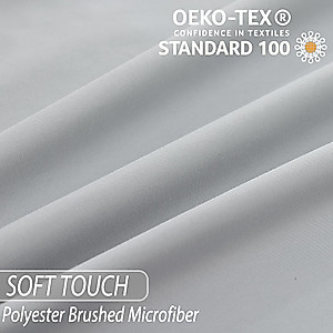 Full Sheet Set - 4 Piece Soft Breathable Bed Sheets for Full Size Bed, Extra Deep Pocket Lxuury Brushed Sheets, Cooling Hotel Bedding Sheets and Pillowcases, Wrinkle Free Oeko-Tex Sheets
