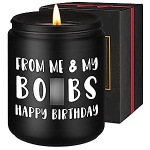 Fairy's Gift Funny Birthday Scented Candles - Naughty Boyfriend Birthday Gift - Fun Bday Gifts, Happy Birthday Husband, Partner, Hubby, BF Birthday Gift - Humorous Husband Birthday Gifts from Wife