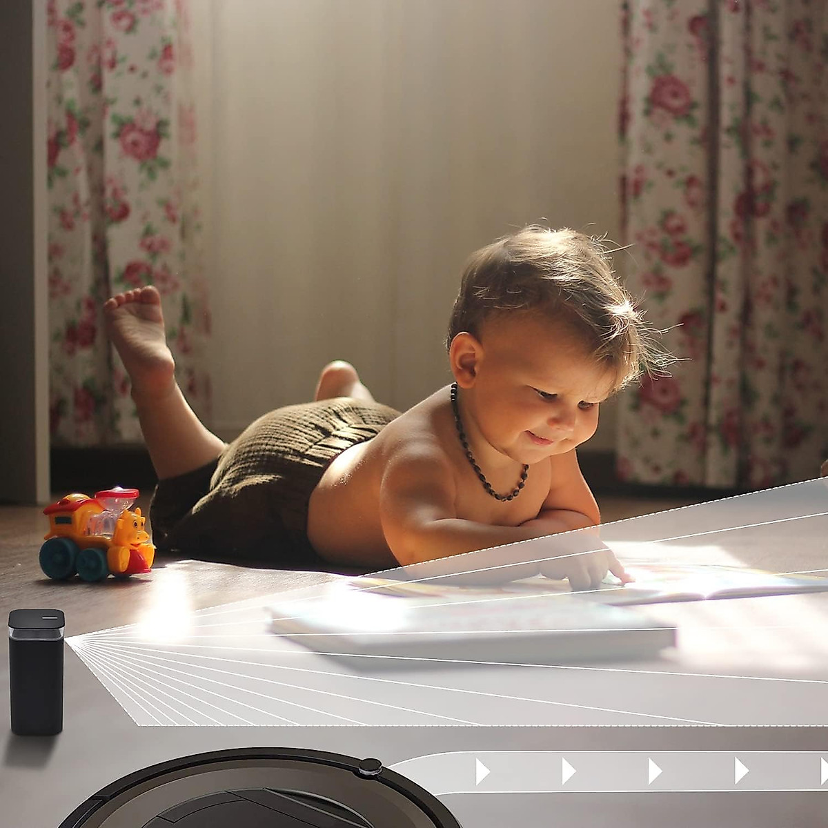 LAPTPBAT 2-Pack Dual Model Virtual Wall Barrier for Roomba 800,900,I S & E Series,e5 e6 i4 i6 i7 i8 S9,5150,7550, e5120, e5152 and All Plus Versions,Light House for Roomba