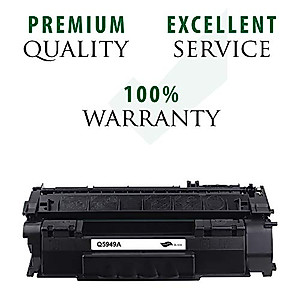 Premium Ink&Toner | Re-Manufactured Toner Cartridge Replacement for Q5949A(Universal with Q7553A) – Standard Yield Laser Printer Cartridge Compatible with Canon, HP