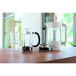 Bodum 11659-913US Bistro Electric Water Kettle, double Wall with Temperature Control, 1L, 37 oz, White