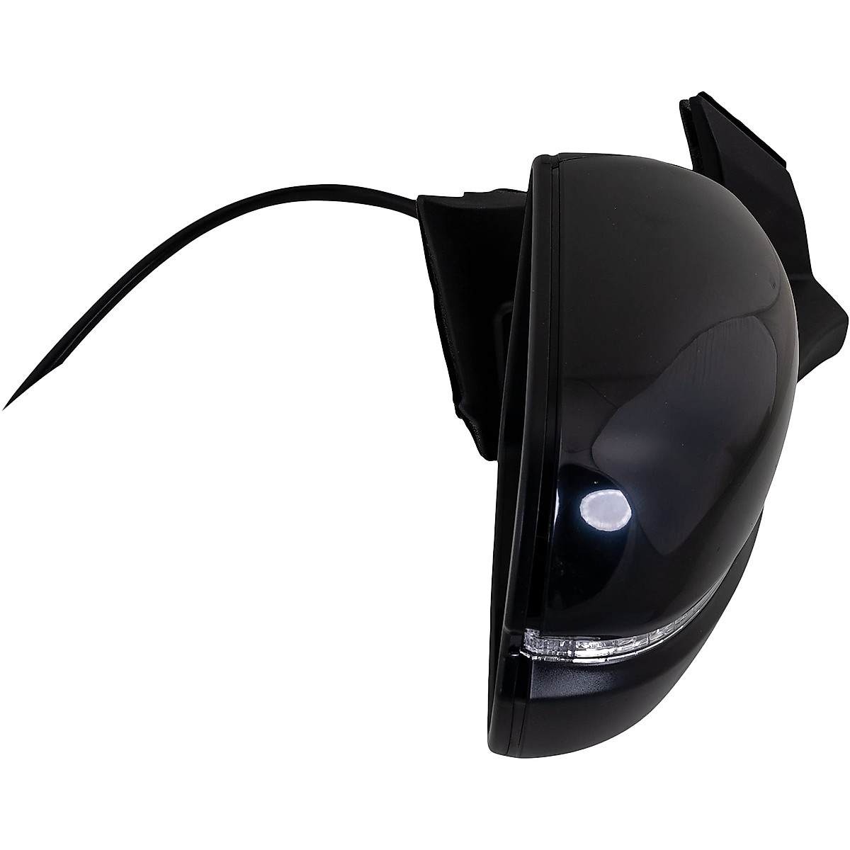 Kool Vue Right Power Heated Door Mirror Compatible With Honda Pilot 2019-2022 Manual Fold With Signal Light & Memory Paintable