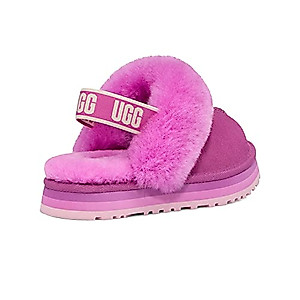 UGG Girls K FUNKETTE Slipper, Purple Ruby, 5 Big Kid