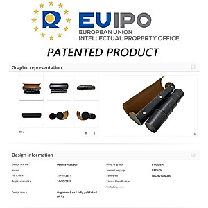 ImnBest Leather Dice Cup Set, 5 Black Leather Dice Cups + 25 Dice + Exclusive Storage and Transport Case Made of Faux Leather with Magnetic Closure..