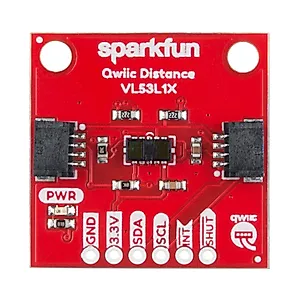 SparkFun Distance Sensor Breakout - 4 Meter, VL53L1X - (Qwiic) - Next Generation ToF Sensor Module - Operating Voltage 2.6V - 3.5V - 1mm Precision - +/-5mm Accuracy - Minimum Read Distance 4cm