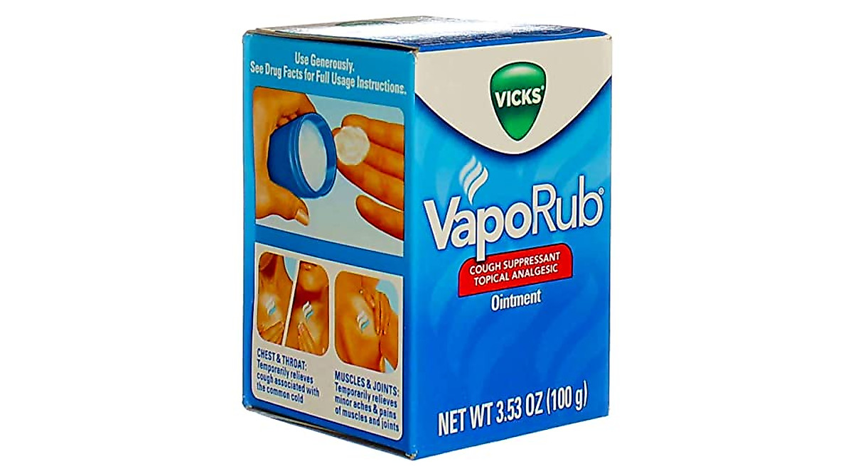 Vicks VapoRub Topical Cough & Pain Relief Ointment (Pack of 3)