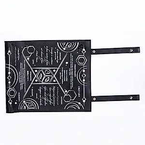 Geek Therapeutics Dice Scroll Tray and Rolling Mat with Zippered Storage Dice Holder - Compatible with DND and Dungeons & Dragons Game Dice
