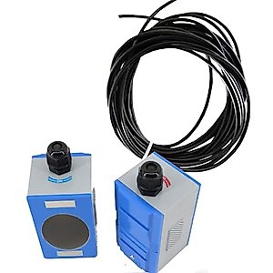 VTSYIQI Liquid Ultrasonic Flowmeter Twisted Shielded Wire 10m TL-1 Flow Meters Clamp On Transducers Sensor with Size DN300~6000mm Apply to Wall Mounted TUF-2000SW TUF-2000B Module TUF-2000M