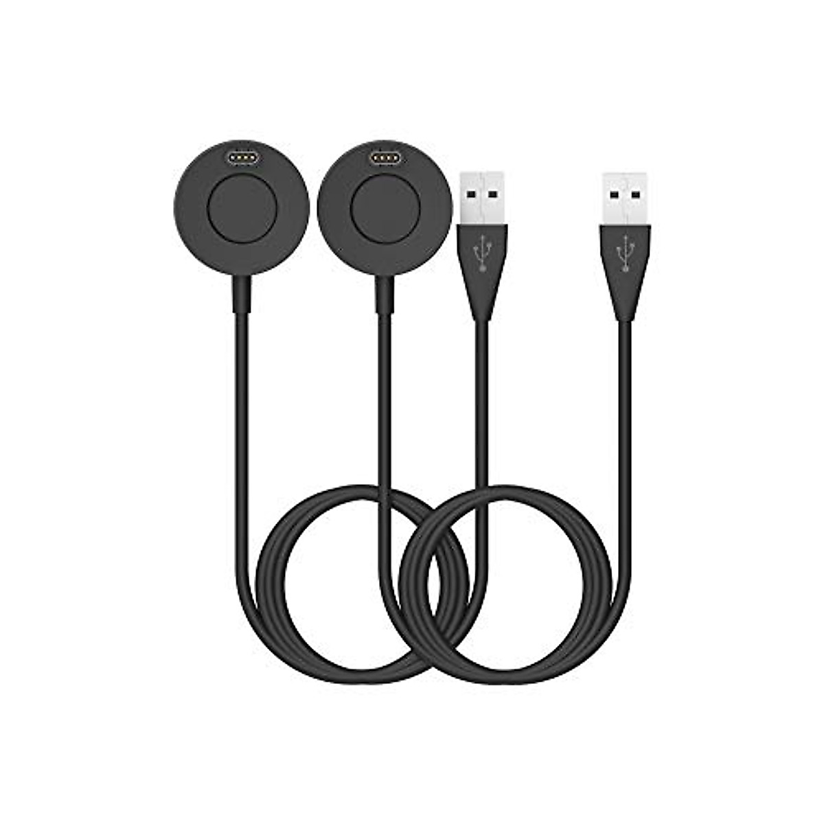 2-Pack Charger Compatible with Garmin Approach S62 Charger Cradle Dock Replacement Portable Charging Docking Station + USB Cable Cord
