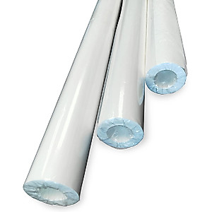 CALCA Printable Heat Transfer Vinyl Roll HTV Vinyl Rolls White Iron On Vinyl Film Eco-Solvent White HTV Rolls for Any Light or Dark Colored Fabric (19.7" X 15ft)