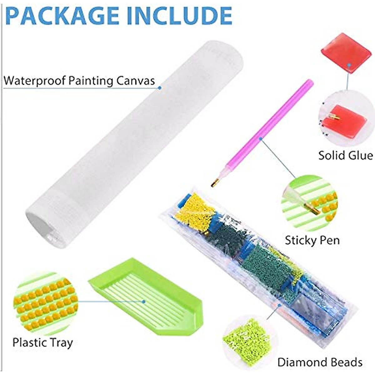 DIY 5D Full Drill Fire & Ice Angel Girl Wing Picture Square Diamond Art Painting by Number Kits Religious for Adults & Crystal Rhinestone Cross Stitch for Wall Decor Gift 50x30cm/19.8x11.8in