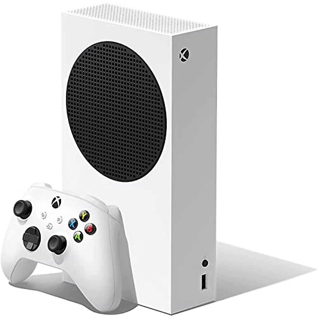 Microsoft Xbox Series S 512GB Game All-Digital Console, One Xbox Wireless Controller, 1440p Gaming Resolution, 4K Streaming Media Playback, 3D Sound, WiFi, White