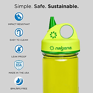 Nalgene Grip 'n Gulp Bottle, Pink Woodland, 12oz (341934)