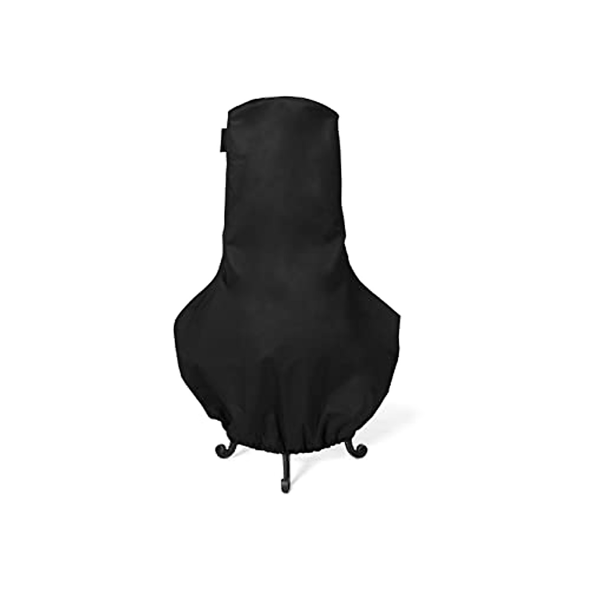 Covermates Chiminea Cover - Heavy-Duty Polyester, Weather Resistant, Drawcord Hem, Grill and Heating-Ripstop Black