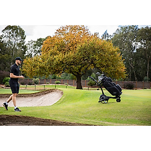 MGI Golf Zip Navigator Electric Caddy with Remote Control Black/Gray