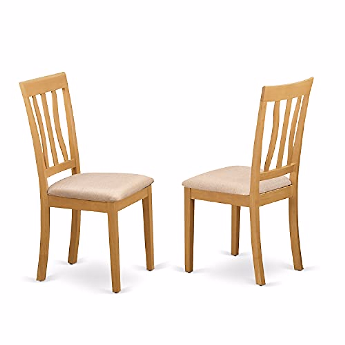 East West Furniture NDAN3-OAK-C Dining Set, 3 Piece