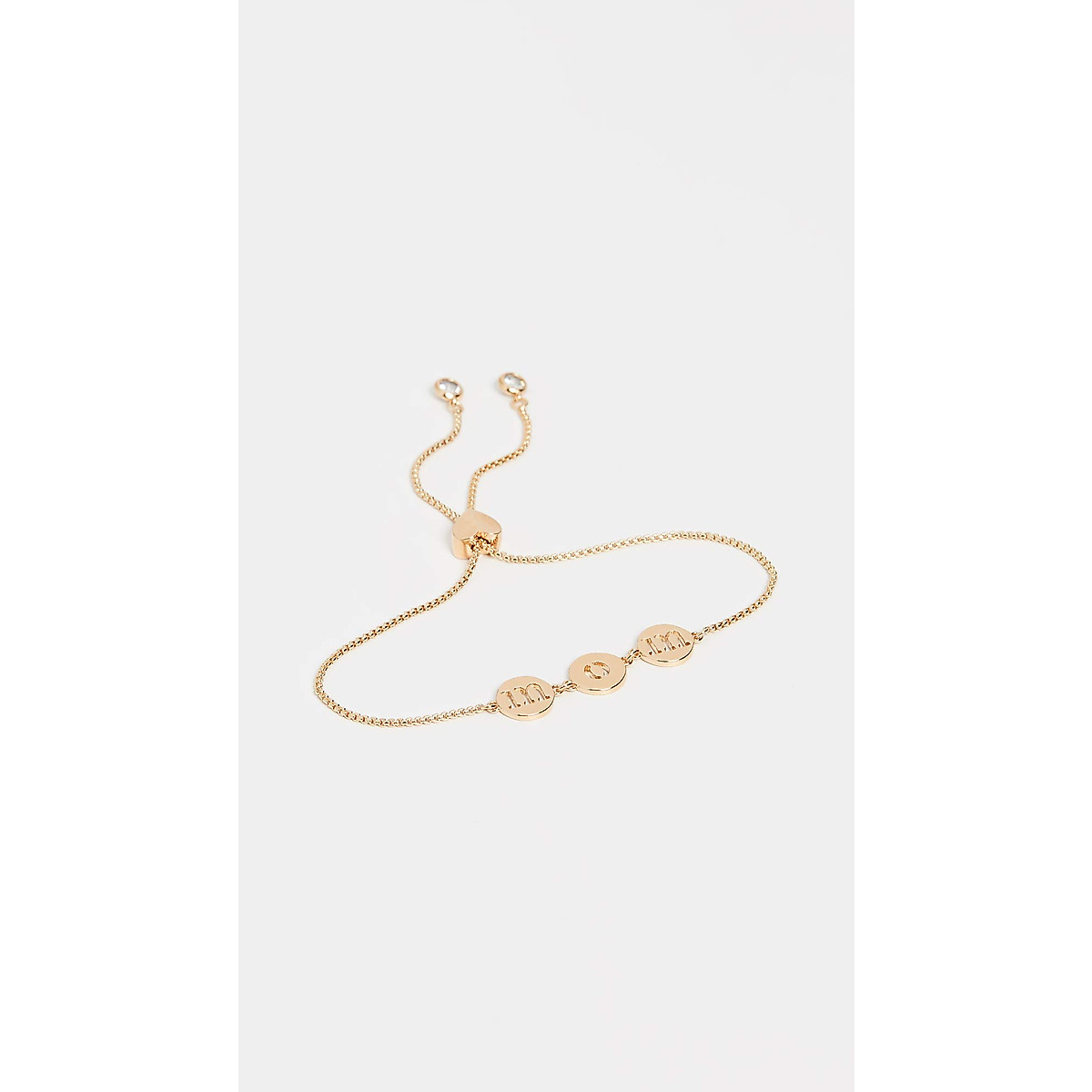 Kate Spade New York Mom Knows Best Mom Bracelet Clear/Gold One Size