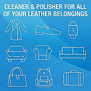 MiracleWipes for Leather Cleaning & Conditioning, Vehicle, Furniture, Shoes, Jacket, Interior, Upholstery, Cleans, Protects, and Moisturizes Leather, Prevent Fading and Cracking - 30 Count