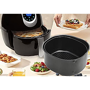 Air Fryer Inner Basket & Outer Basket for Power Air Fryer XL 5.3qt,Air Fryer Basket Set for Gowise USA Air Fryer 5.8qt,Non-Stick Fry Basket for Dash Deluxe 6qt Air Fryer,Air Fryer Accessories