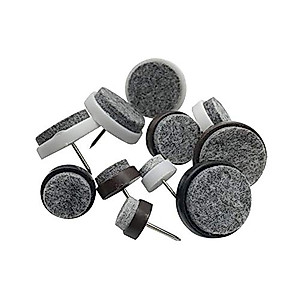 BUHUOJIANGWU Chair Table Protector 30pcs/Pack Felt Foot Pad Skid Glide Nail Protector Furniture Chair Table Leg 14mm/17mm/20mm/22mm/24mm/28mm Felt Furniture Pads (Color : C)